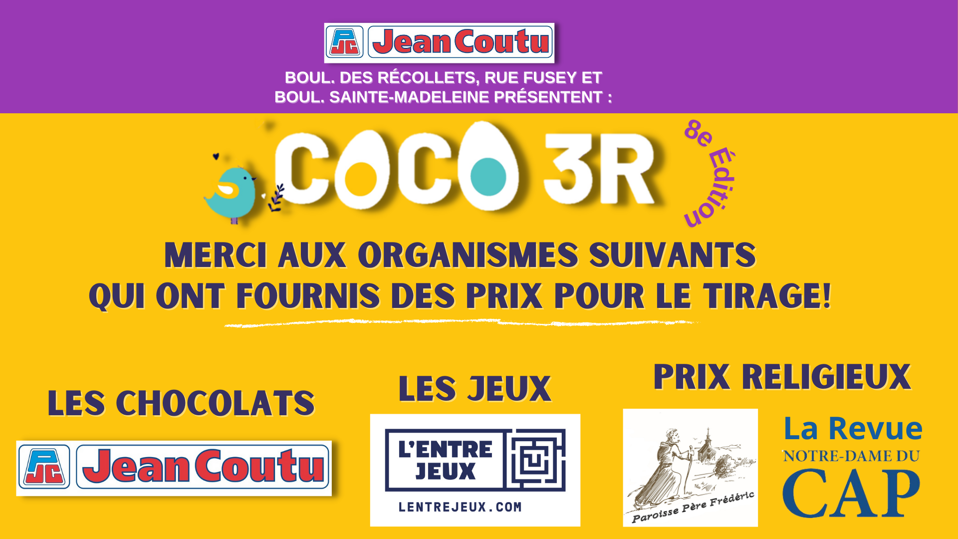 Retour COCO 3R - 8e édition - Sanctuaire Notre-Dame-Du-Cap