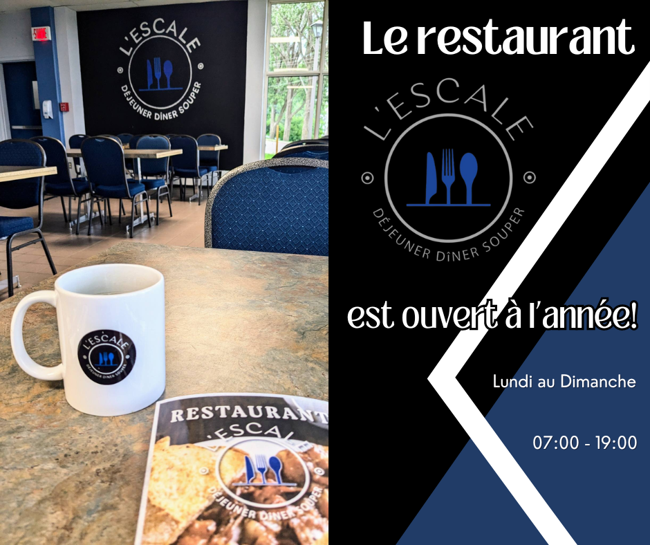 L'ESCALE - RESTAURANT - Sanctuaire Notre-Dame-Du-Cap