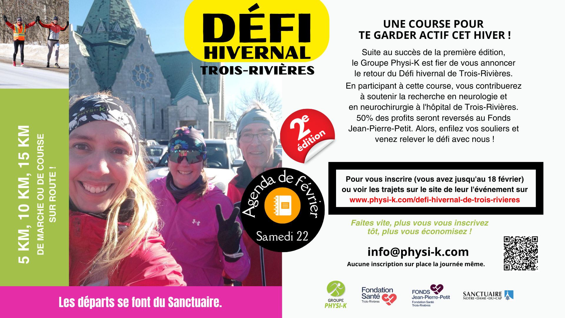 22 février : venez encourager le défi hivernal sur le site du ...